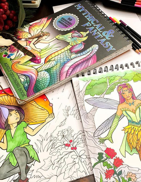 fantasy collection coloring book