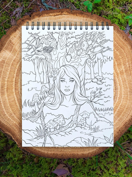 fairy adult coloring pages