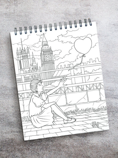 modern art adult coloring book