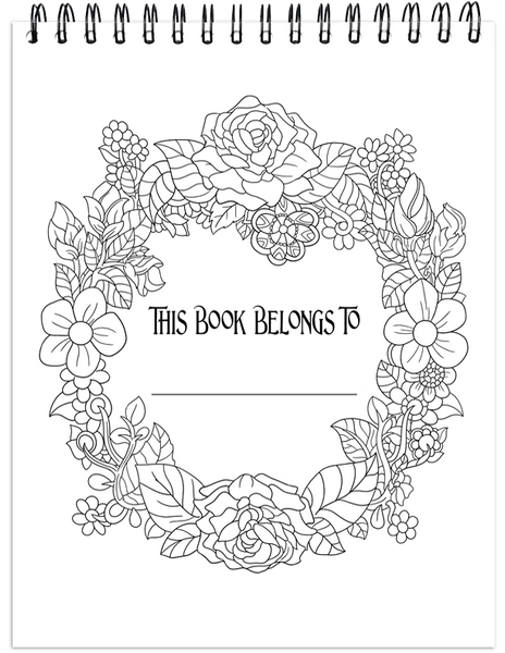 nature themed coloring book