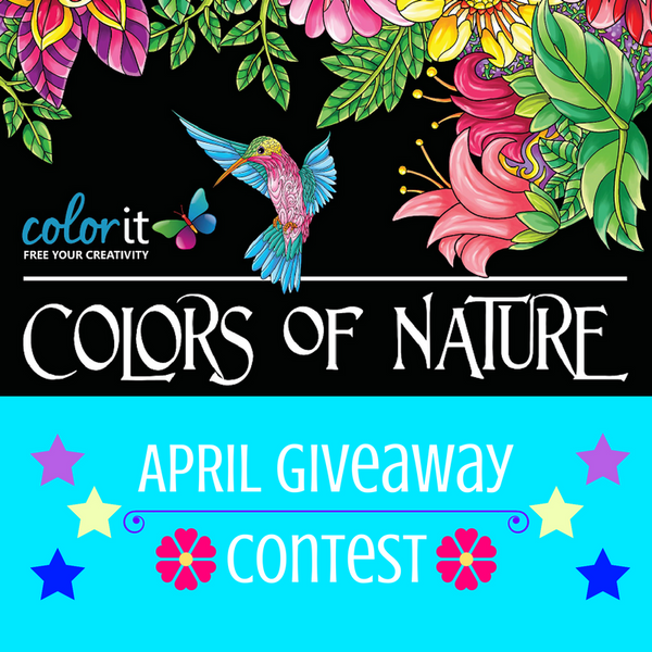 Each Day In April Win Colors Of Nature Adult Coloring Book – ColorIt
