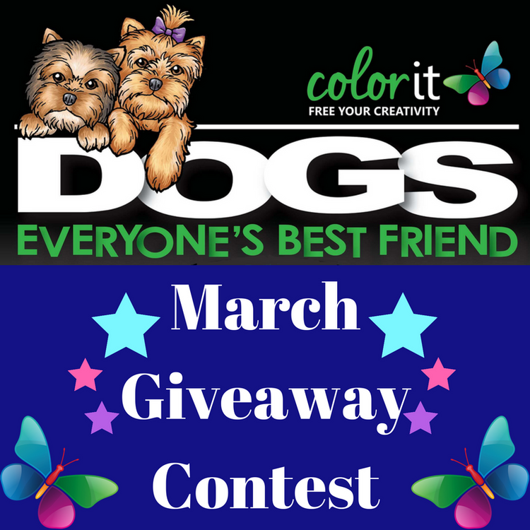 Each Day In March Win Dogs Coloring Book – ColorIt