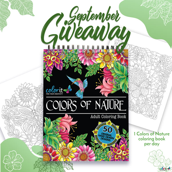 SEPTEMBER 2020 COLORIT'S COLORS OF NATURE GIVEAWAY – ColorIt