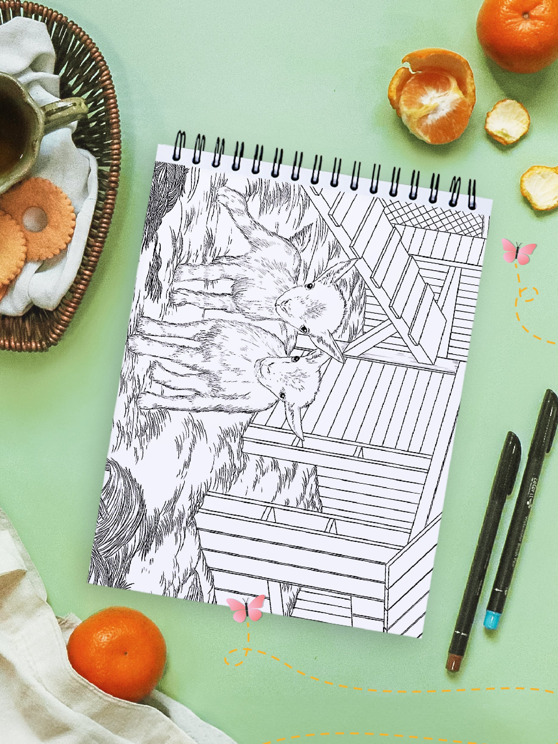 Adult Coloring Books - Hardback Covers | Spiral Binding | Artist Paper ...