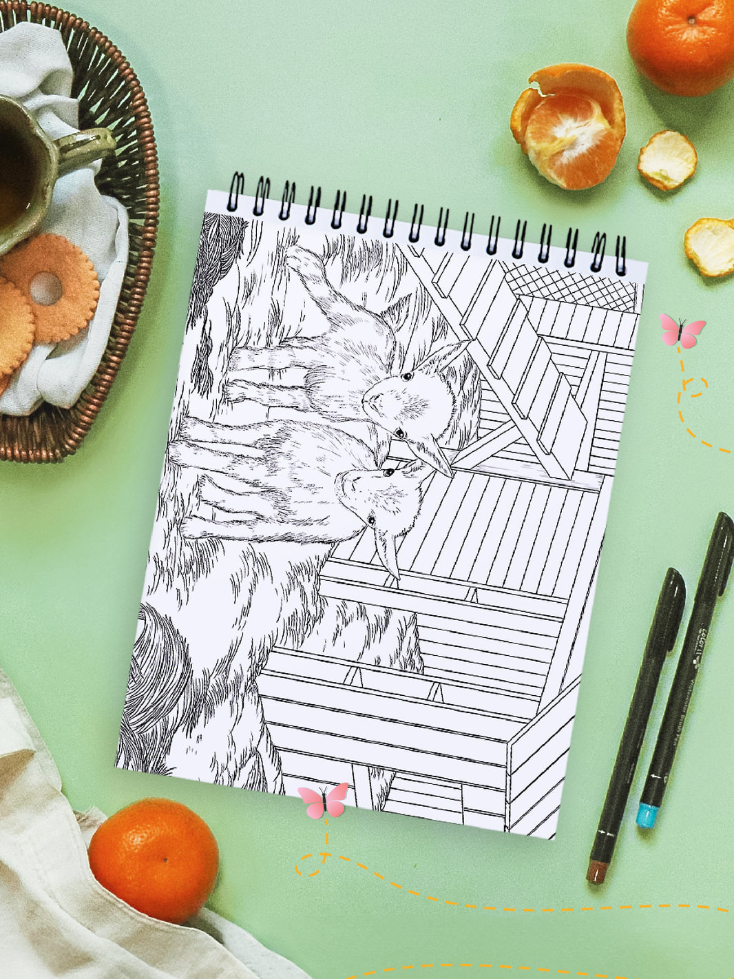 Adult Coloring Books - Hardback Covers | Spiral Binding | Artist Paper ...