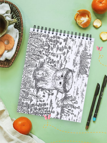 ColorIt Countryside Coloring Book for Adults Illustrated By Jackielou