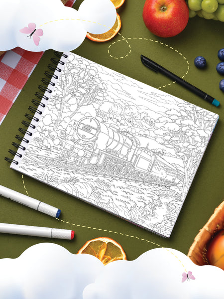 ColorIt Colorful Harvest Adult Coloring Book