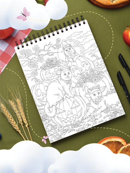 ColorIt Colorful Harvest Adult Coloring Book