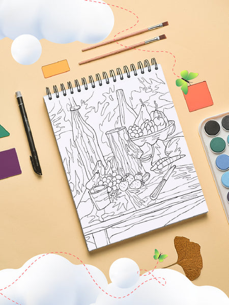 coloring book paint in 2d