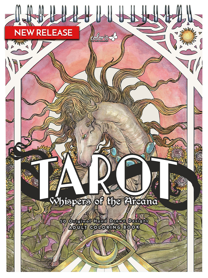 Adult Coloring Books - Hardback Covers | Spiral Binding | Artist Paper ...