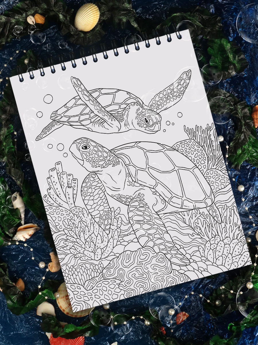 ColorIt Underwater Wonders Adult Coloring Book