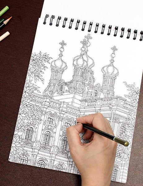 around the world coloring book