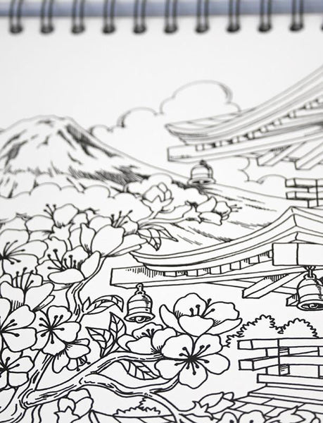 around the world coloring book