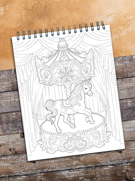 coloring book pages of home furnishing