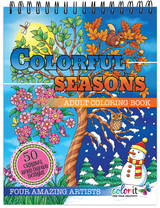 coloring book seasons