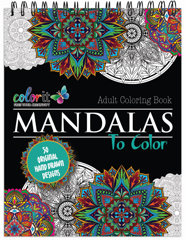 adult coloring book pages mandala