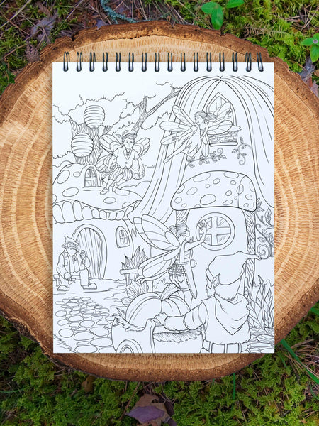 fairytale coloring book for adults
