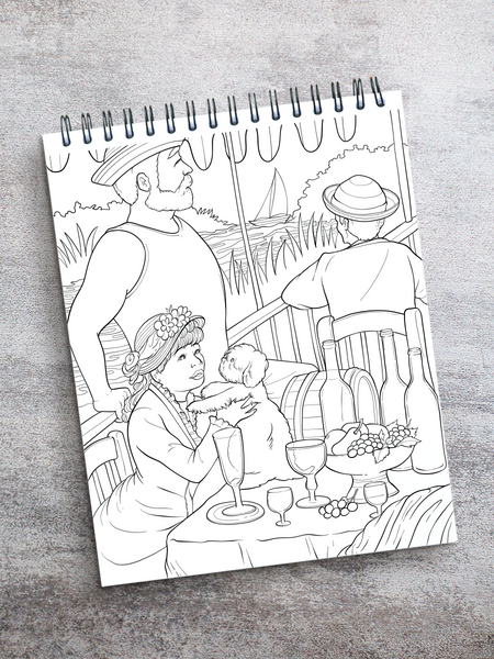 renoir printable coloring pages