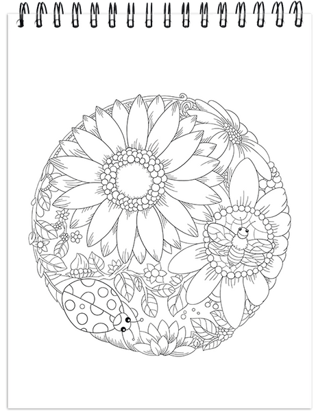 the art of nature coloring book pages